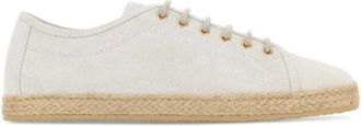 Brunello Cucinelli Homme, Chaussures, Blanc, Taille: 44 EU Espadrilles en daim