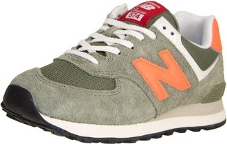 New Balance 574 Sneaker Trainer Schuhe (Dark Olive, EU Schuhgrößensystem, Erwachsene, Numerisch, M, 41.5)