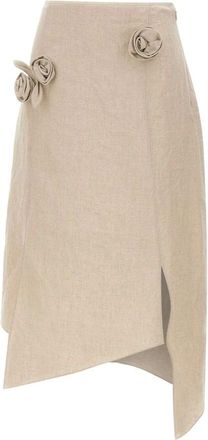 Coperni Femme, Jupes, Beige, Taille: 40 FR Flower Skirt