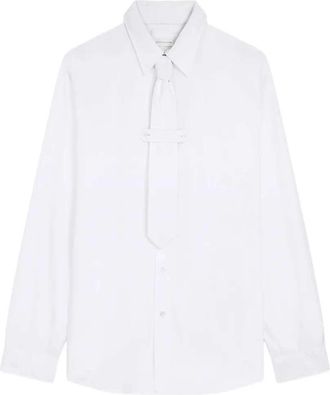 Dries Van Noten Chemise classique en coton avec cravate