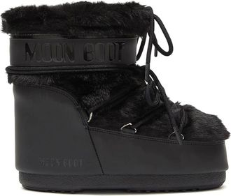Moon Boot Femme, Chaussures, Noir, Taille: 39 EU Icon Low Faux Fur Boot