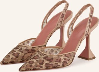 Amina Muaddi Amina Muaddi Slingpumps Holli Lace Sling 95 beige
