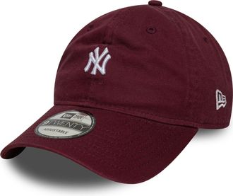 New Era Mini Logo 9Twenty Adjustable Cap NY Yankees Dunkelrot, Size:OneSize