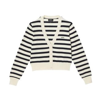 A.P.C. Chaqueta - - Knitwear - Damen - Beige - L