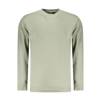HUGO BOSS Verde Baumwoll-Sweatshirt - - Sweatshirts & Hoodies - Herren - Gr&uuml;n - M