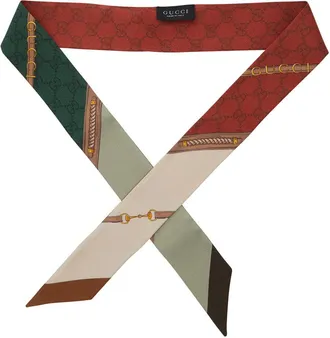 Gucci Silk Scarf - Green