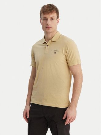 Napapijri Poloshirt Elbas NP0A4GB4 Beige Regular Fit