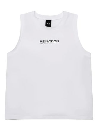 P.E Nation débardeur Shuffle à logo - Blanc