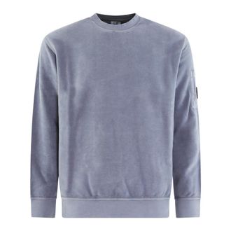 C.P. Company Brushed Emerized Pullover - - Sweatshirts & Hoodies - Herren - Blau - S
