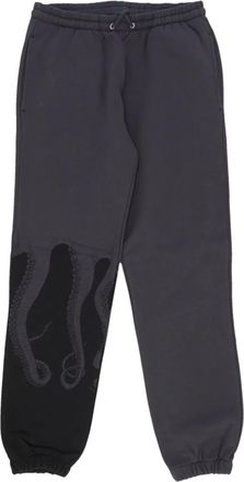 Octopus Homme, Pantalons, Gris, Taille: S Pantalons de survêtement Asphalt avec impression tentacules