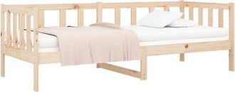 vidaXL Lit de jour sans matelas 80x200 cm bois de pin massif Vidaxl
