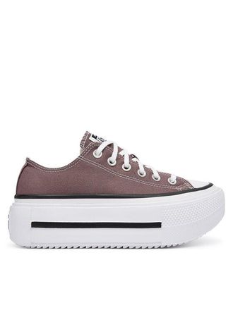 Converse Sneakers aus Stoff Chuck Taylor All Star Lift Double Stack A20562C Braun