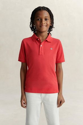 GANT Teenager Shield Piqu&eacute; Poloshirt (122/128) ROSE Rot