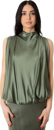 Semicouture Femme, Tops, Vert, Taille: 44 FR Top Eugenia
