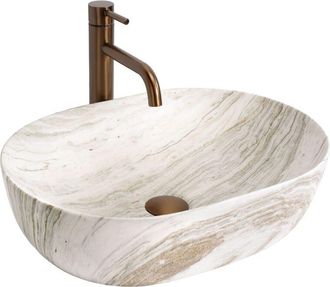 Rea Aufsatzwaschbecken Rea Amelia 48 Saturn Beige