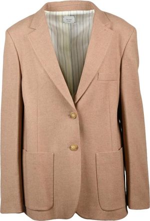 Alysi Femme, Vestes, Beige, Taille: 38 FR Giacca Stondata