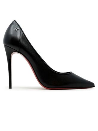 Christian Louboutin Hohe Schuhe - Sporty Kate 100 Black Nappa/Lining Pumps - Gr. 36,5 (EU) - in Schwarz - f&uuml;r Damen