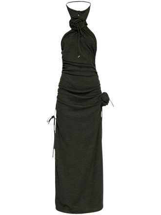 Burberry Klassisches Maxikleid - Grau