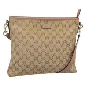 Gucci Pre-owned Toile sacs-gucci - Femme - Pre-owned - Beige - Taille: ONE Size