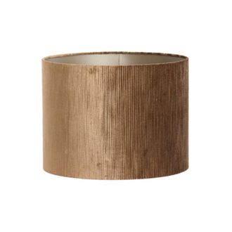 Light & Living Lampenschirm - Flair - braun - textil - ø 25cm - - Light&living