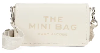 Marc Jacobs Womens Shoulder Bag White Calfskin