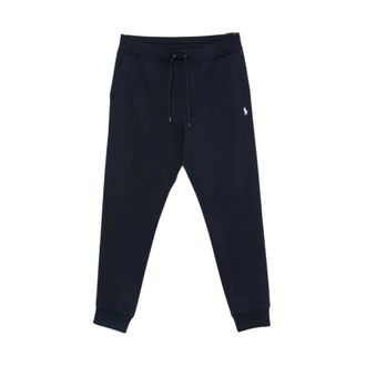 Polo Ralph Lauren Le pantalon de jogging RL en molleton - Homme - Pantalons - Bleu - Taille: L