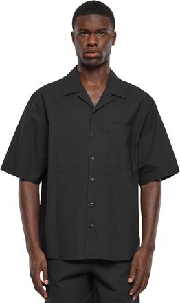 Urban Classics Herren Hemd Relaxed Seersucker Short Sleeve Shirt, lässiges Kurzarm Hemd für Männer, erhältlich, Größen S-5XL