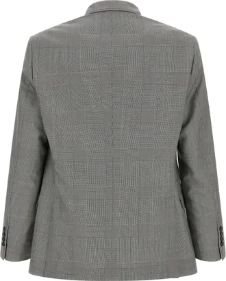 Brunello Cucinelli Mens Gray Virgin Wool Blazer Clothing