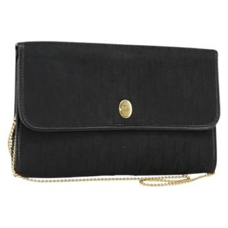 Dior Pre-owned Trotter Canvas Schultertasche - - Pre-owned - Damen - Schwarzk - ONE SIZE