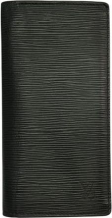 Louis Vuitton Portefeuille Long Pre-owned Epi - Homme - Pre-owned - Noir - Taille: ONE Size