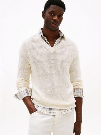 Tommy Hilfiger Pull décontracté chic col en V