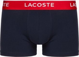 Lacoste Lot de 3 boxers en coton m&eacute;lang&eacute;