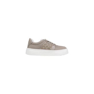 A|X Armani Exchange Schn&uuml;r-Sneaker aus Elastan-Polyamid - - Shoes - Damen - Braun - 36 EU