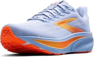 Brooks Femme Ghost 17 Road-Running-Shoes, Héron Bleu Blanc Orange, 40 EU