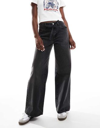 Levi's XL - Jean droit ample - Noir d&eacute;lav&eacute;