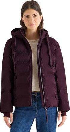 Cecil Damen 2005415 Jacke Mit Verklebten N&auml;hten, Dark Plum, XS EU