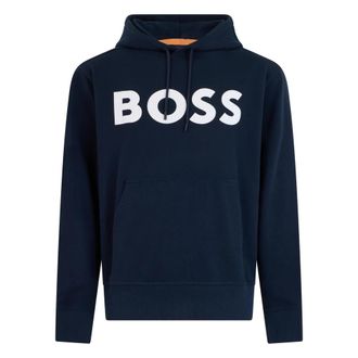 HUGO BOSS Baumwoll-Hoodie - - Sweatshirts & Hoodies - Herren - Blau - S