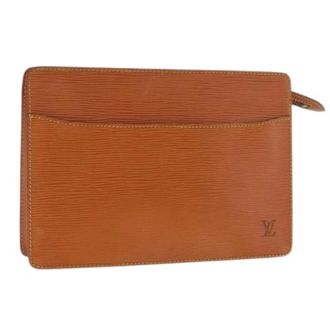 Louis Vuitton Pre-owned Epi Leder Clutch Bag - - Pre-owned - Damen - Braun - ONE SIZE