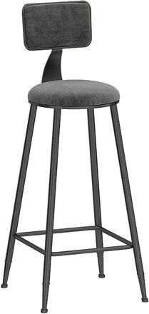 Generic Barhocker, Fr&uuml;hst&uuml;cksbarhocker, Tresenhocker mit Samtpolsterung, 66/76 cm, Tragkraft 150 kg, Moderne K&uuml;cheninsel, Esszimmer