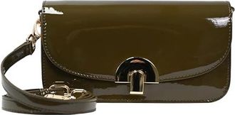 Seidenfelt Manufaktur Seidenfeld Saddle GRENAA Sac de torneur long pour femme, kaki, Mittelgroße