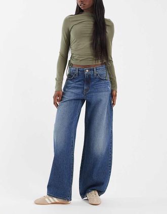 Levi's Middy - Jean ballon - Bleu moyen