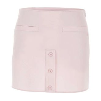 Courr&egrave;ges Jupe Mini Skirt - - Skirts - Damen - Rosa - XS