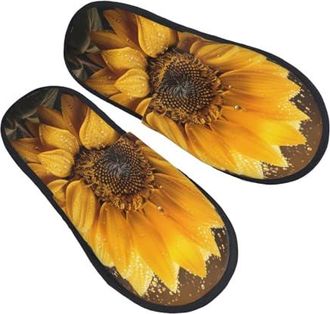 Generic Magnifique Tournesol 4 Femme Homme Chaussures De Maison L&eacute;g&egrave;res Pantoufles Confortable Chaussons Pour Hiver Maison Ext&eacute;rieur L