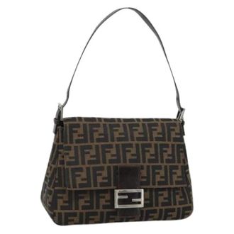 Fendi Pre-owned Vintage Zucca Schultertasche - - Pre-owned - Damen - Braun - ONE SIZE