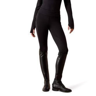 Ariat Womens Avail 2.0 Half Grip TightRiding Breech in Black, Size X-Small, by Ariat