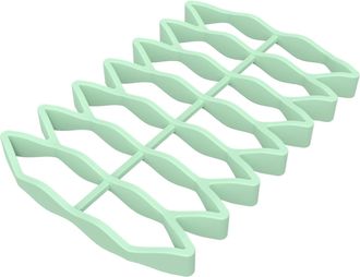 Generico Silikon-Bratrost - ovales Grillrost | Silikon-Bratrosteinsatz | Mikrowellen-Backblech | Grillrost | Antihaft-Kochger&auml;t