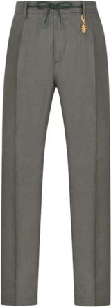 Manuel Ritz Homme, Pantalons, Vert, Taille: M Pantalon &agrave; cordon de serrage
