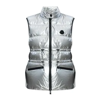 Moncler Pin Down Weste - - Jackets - Damen - Grau - S