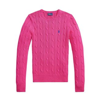 Polo Ralph Lauren Julianna Rundhals-Pullover - - Knitwear - Damen - Rosa - XS