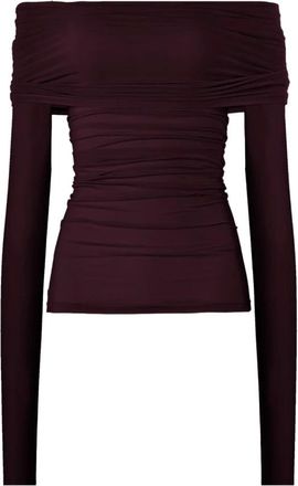 Wolford Femme, Tops, Violet, Taille: 36 FR Haut &agrave; manches longues